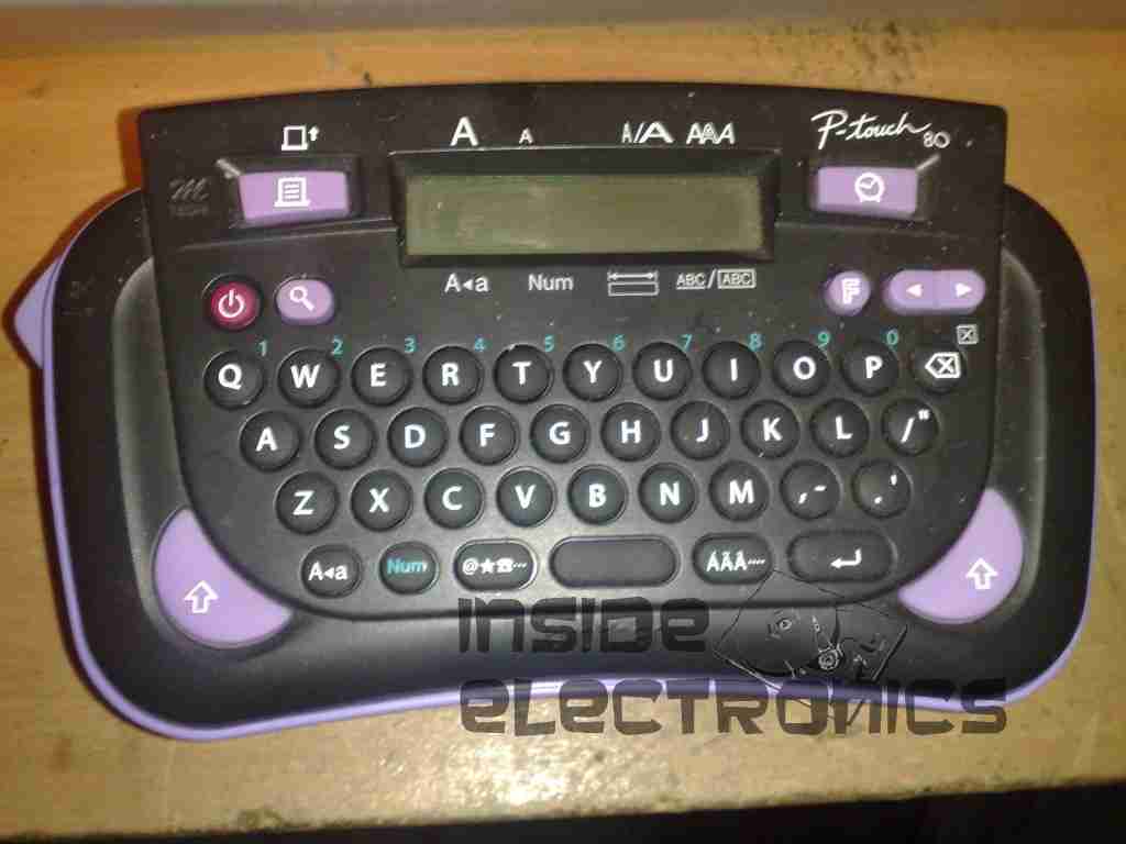 Brother P-Touch 80 Label Maker – Experimental Engineering