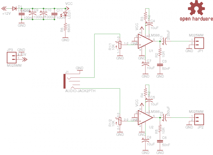 LM386 Stereo Audio Amplifier – Experimental Engineering