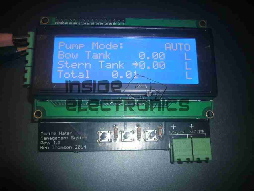 Marine Potable Water Management System – Experimental Engineering
