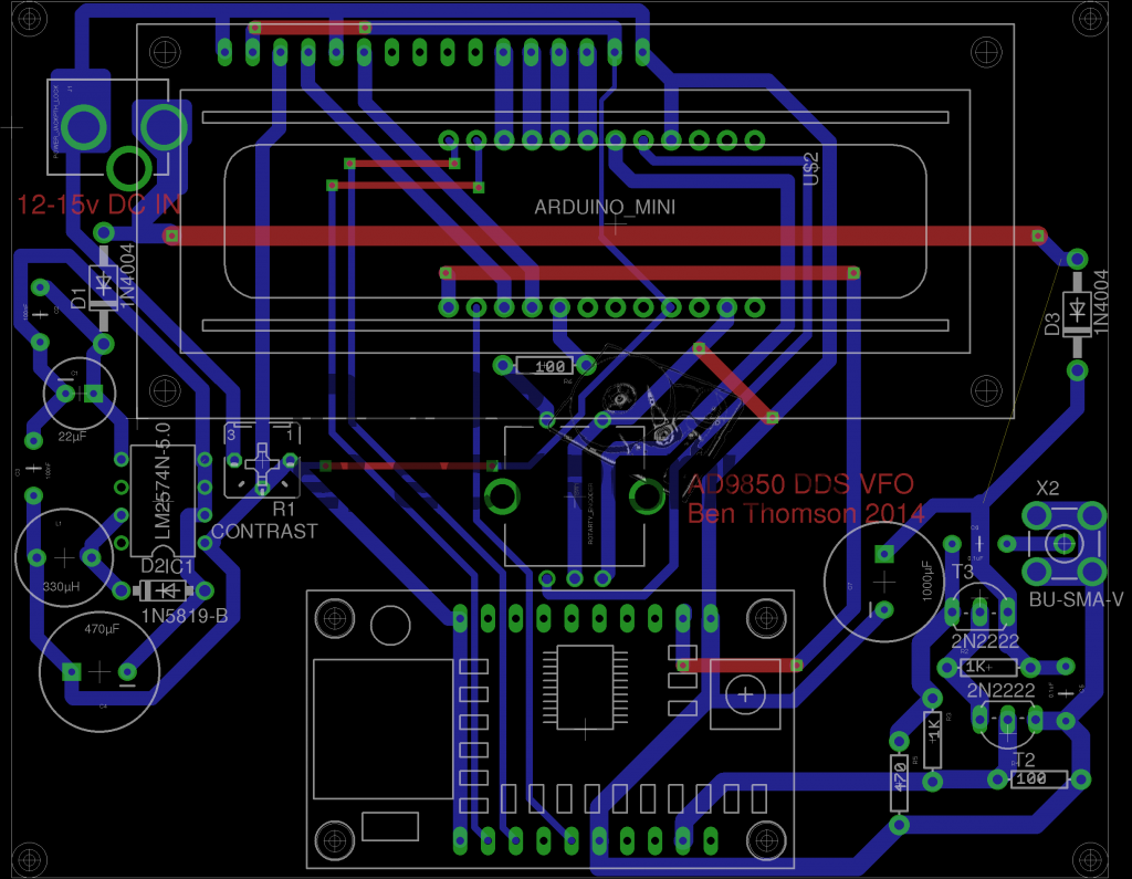 AD9850 VFO Board – Experimental Engineering