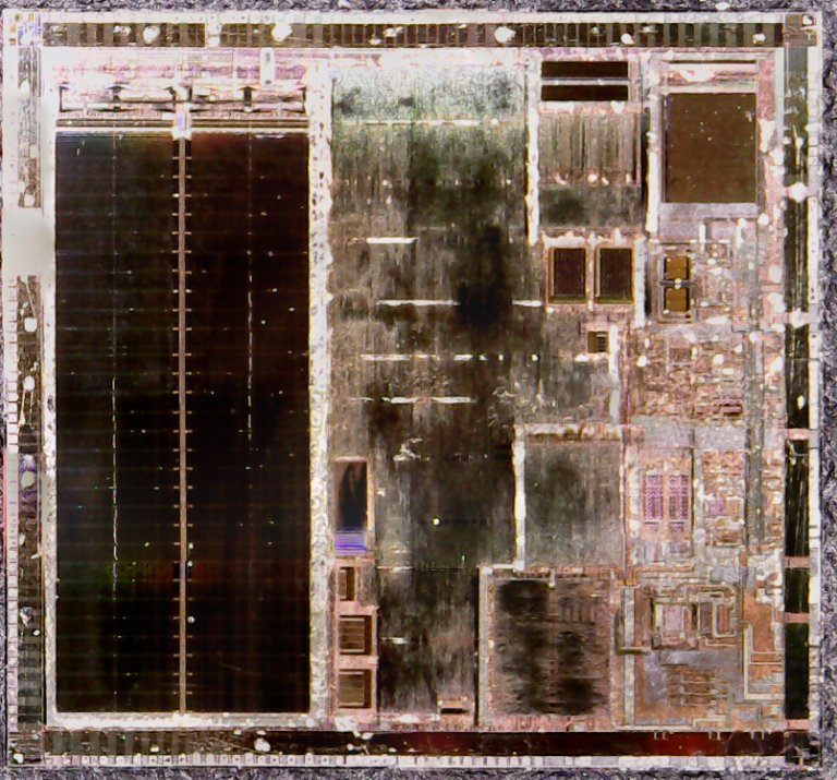 IC Decap: Panasonic MN103S44FKC Microcontroller – Experimental Engineering