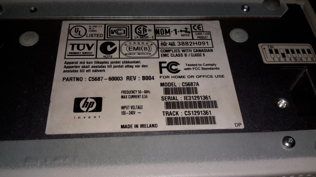 HP SureStore DAT40 Tape Drive – Experimental Engineering