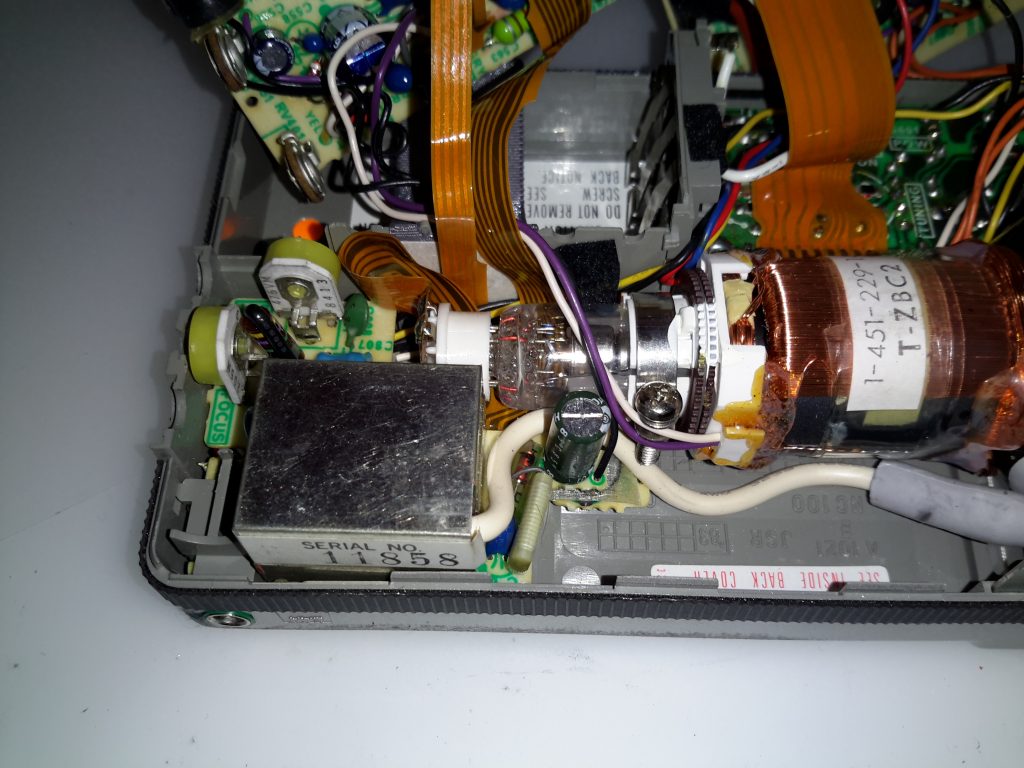 Sony Watchman FD-20 Flat CRT TV Teardown – Experimental Engineering