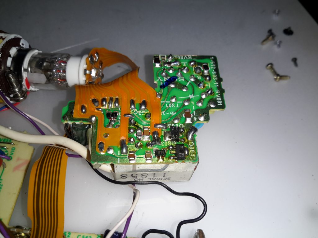 Sony Watchman FD-20 Flat CRT TV Teardown – Experimental Engineering